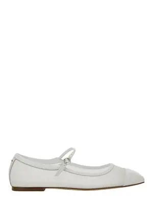 AeydĒ Ballet Flats - White