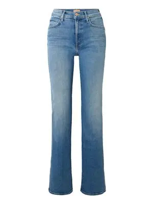 MOTHER The Kick It Mid-rise Bootcut Jeans - Blue