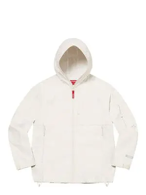 Supreme Full Zip Facemask Jacket - White