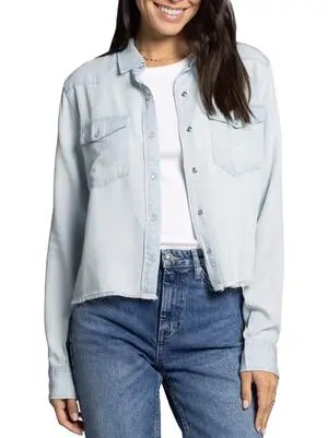 THREAD & SUPPLY Tillie Chambray Snap-up Shirt - Amy Wash
