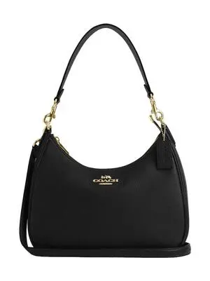 COACH® COACH® Teri Hobo Bag Pebbled Leather/gold/black