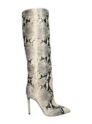 Paris Texas Stiletto 105 Python Leather Knee-high Boots - Other