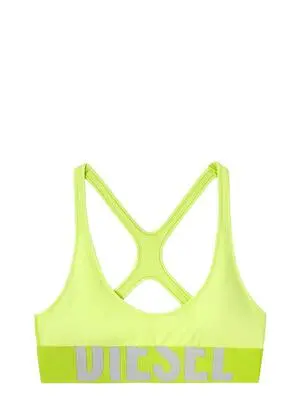 DIESEL® Allison Cross-back Sports Bra - Yellow
