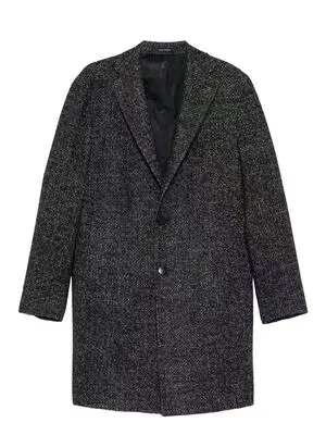 Tagliatore Single-breasted Coat - Black