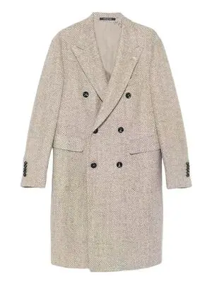 Tagliatore Double-breasted Coat - Neutrals