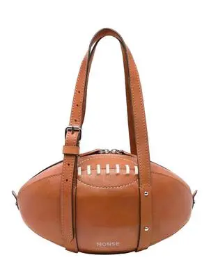 Monse Rugby Ball Bag - Brown
