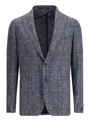 TAGLIATORE Prince Of Wales Print Blazer