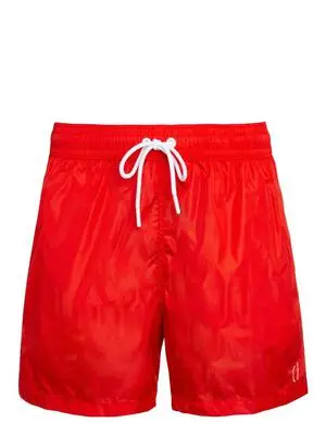 THE (ALPHABET) The (swim) - Swim Shorts Red
