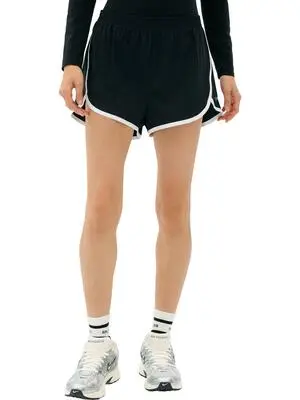 Splits59 Megan Woven Nylon Run Short - Black
