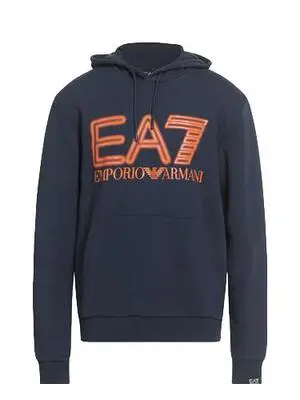 EA7 Cotton-elastane Sweatshirt - Navy