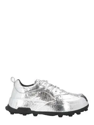 JIL SANDER Leather Low-top Sneakers - Silver
