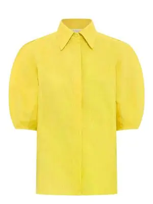 Gabriela Hearst Puff-sleeved Shirt - Yellow