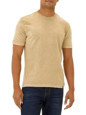 THREADS 4 THOUGHT Shawn Mineral Wash Cotton T-shirt - Chai