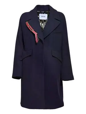 BAZAR DELUXE Virgin Wool Coat - Blue
