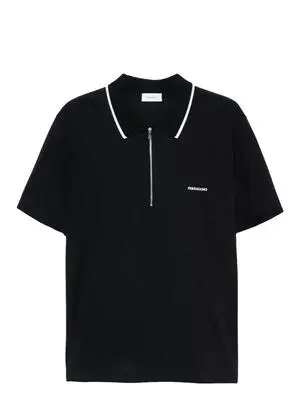 FERRAGAMO Cotton Polo Shirt - Blue
