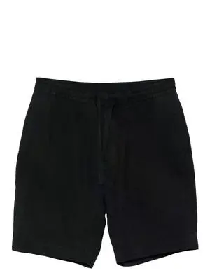 Officine Générale Cotton Track Shorts - Black