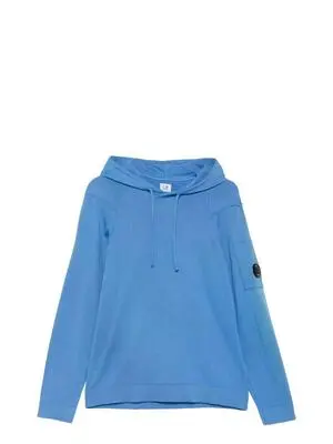 C.P. COMPANY Lens-detail Hoodie - Blue
