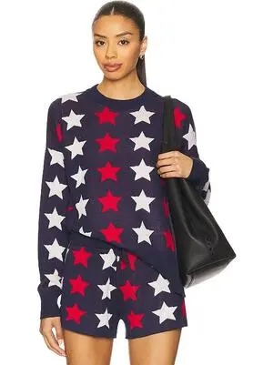 Beach Riot Callie Star Sweater - Americana Stars