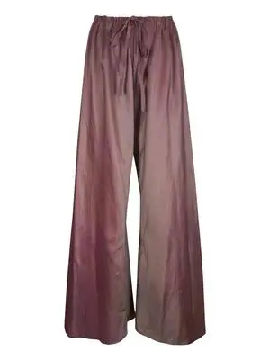 PETER COHEN Silk Trousers - Red