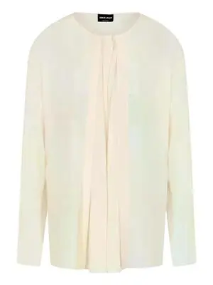 Giorgio Armani Silk Blouse - Neutrals