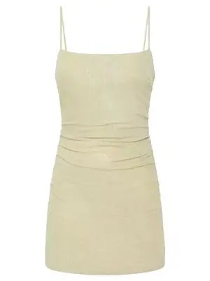 Sir The Label Cotton Mini Dress - Neutrals