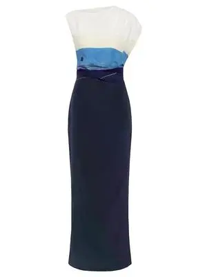 Sir The Label Silk Midi Dress - Blue