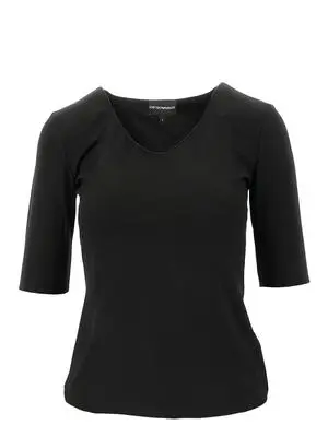 Emporio Armani Scoop-neck T-shirt - Black