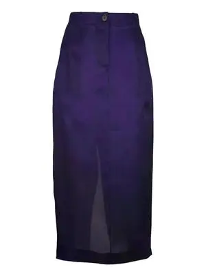 Khaite Lucian Skirt Purple