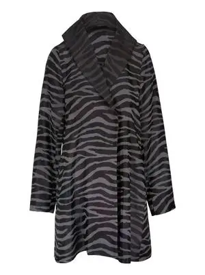 PETER COHEN Zebra-Print Coat