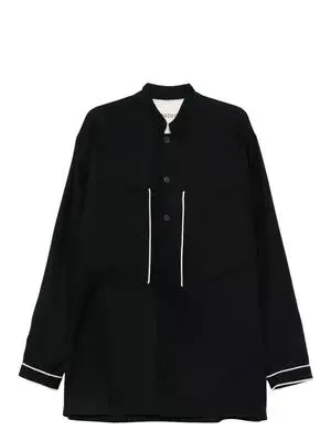 MORDECAI Virgin-wool Shirt - Black
