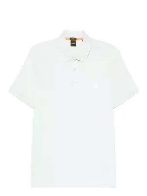 BOSS Cotton Polo Shirt Blue