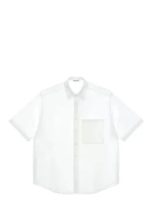 Auralee Button-up Short-sleeve Shirt - White