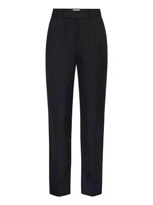 Rebecca Vallance Maxwell Pinstriped Tailored Trousers - Blue