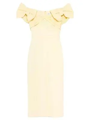 Rebecca Vallance Lulu Bow Dress - Yellow