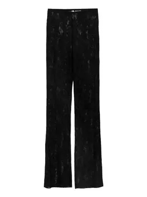 Norma Kamali Bootcut Trousers - Black