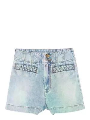 Zimmermann Lucky Denim Shorts - Blue