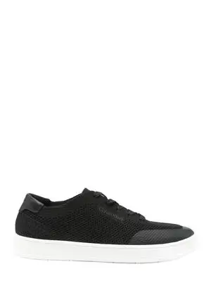 Calvin Klein Logo-print Low-top Sneakers - Black