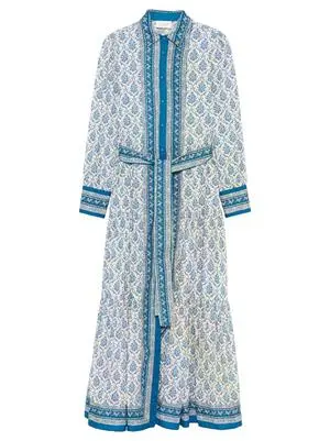 MC2 SAINT BARTH Cotton Maxi Dress - Blue