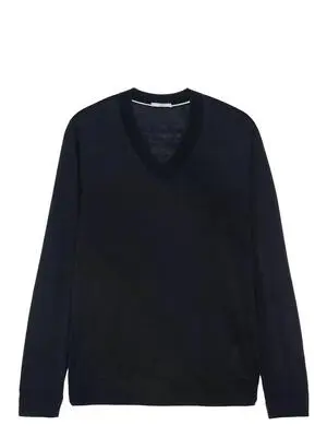 PAOLO PECORA Silk-blend Jumper - Blue