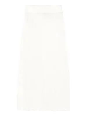 TOTÊME Knitted Skirt - White