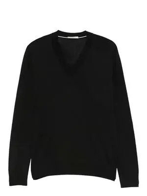 PAOLO PECORA Silk-blend Jumper - Black