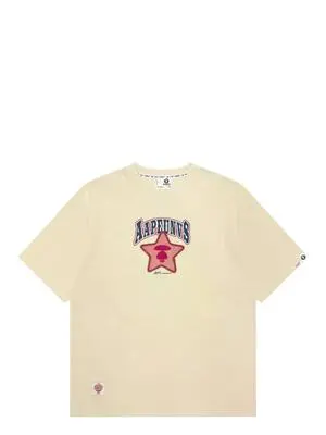 A BATHING APE Logo-print T-shirt - Neutrals
