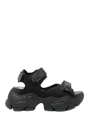 BUFFALO Binary 0 Sandals - Black
