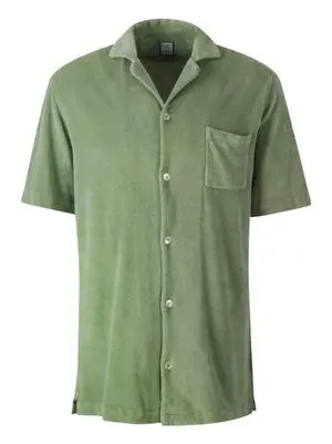 Fedeli Cotton Polo Shirt - Green