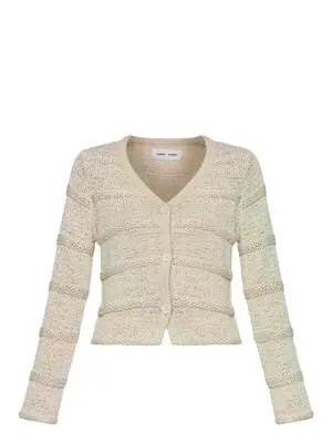 SAMSOE SAMSOE Scoop-Neck Cardigan