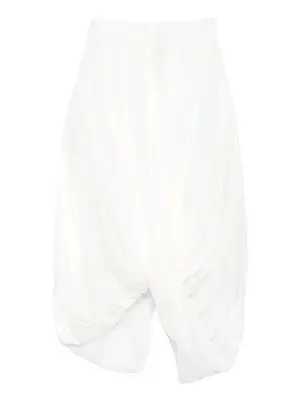 TOTÊME Draped Skirt - White