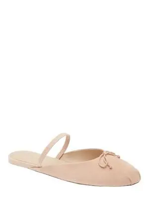 STUART WEITZMAN Prima Bow Ballet Mule Blushful