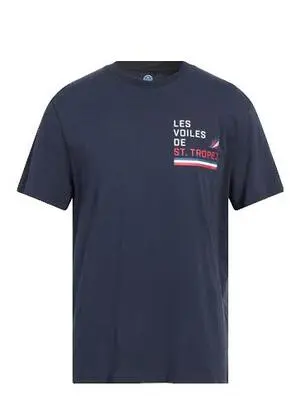 NORTH SAILS Man T-shirt Bright Blue Size M Cotton Navy