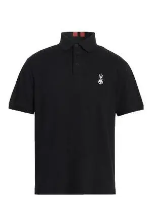 NORTH SAILS X MASERATI Polo Shirt Size Cotton, Elastane - Black