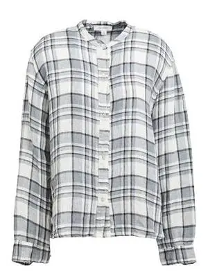 CROSSLEY Tartan Pattern Linen Shirt